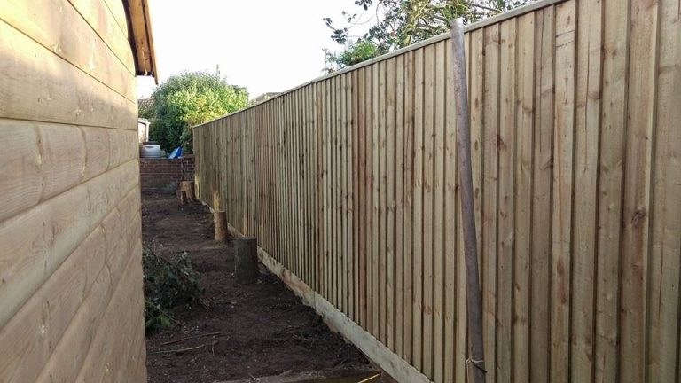 Domestic close board fencing Devizes - Conservation Contractors