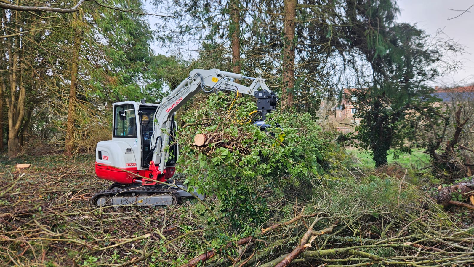Takeuchi Compact Excavator TB230 - 3 Tonne - Conservation Contractors