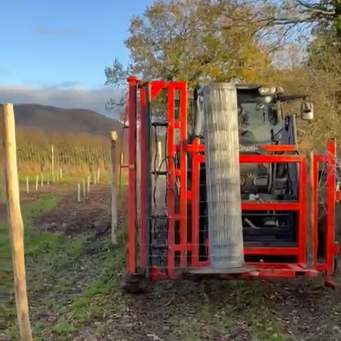 SoloNet wire unroller - Conservation Contractors